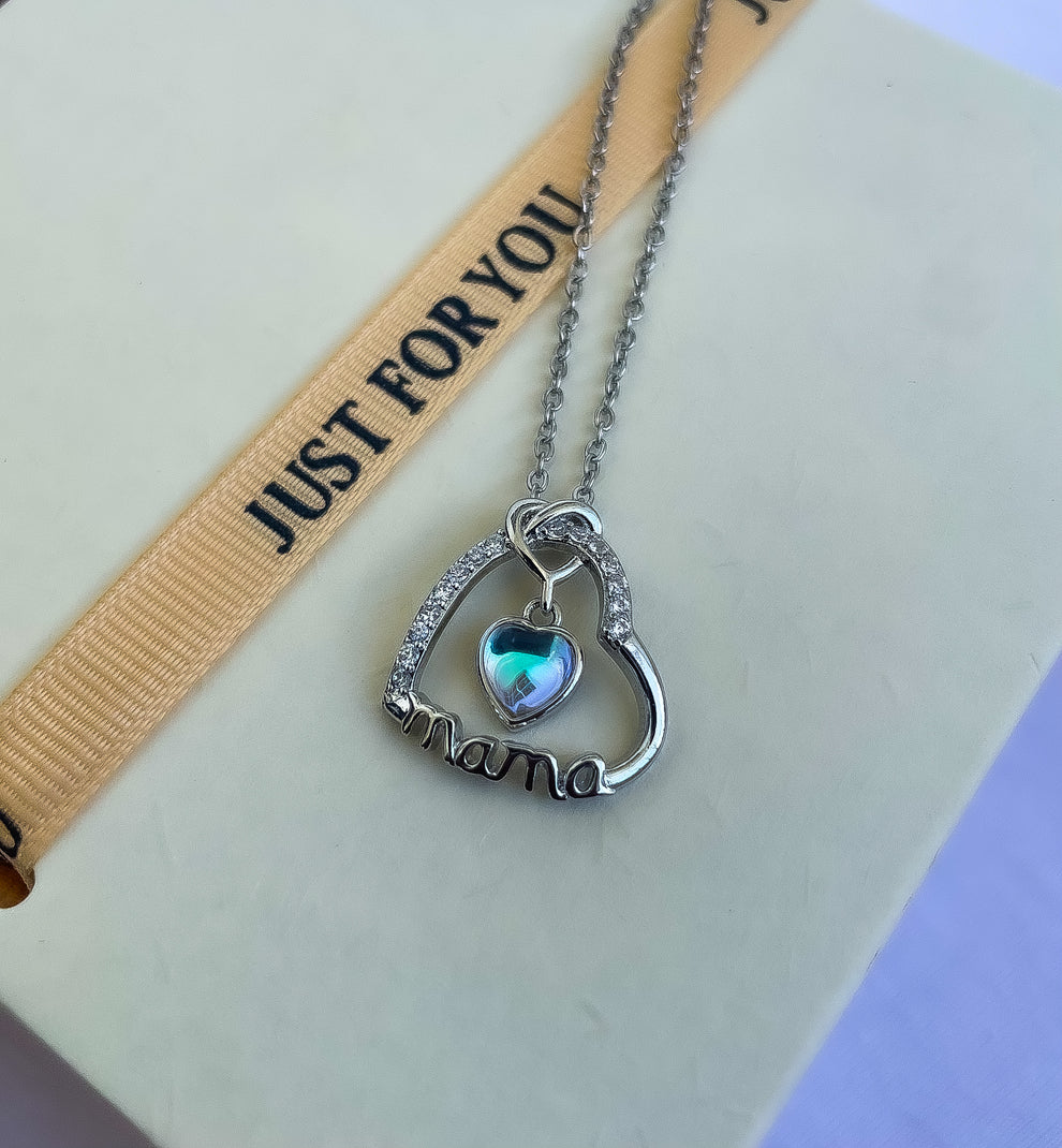 Collar luz de mamá PLATA S925 2X1 – EXCLUSIV